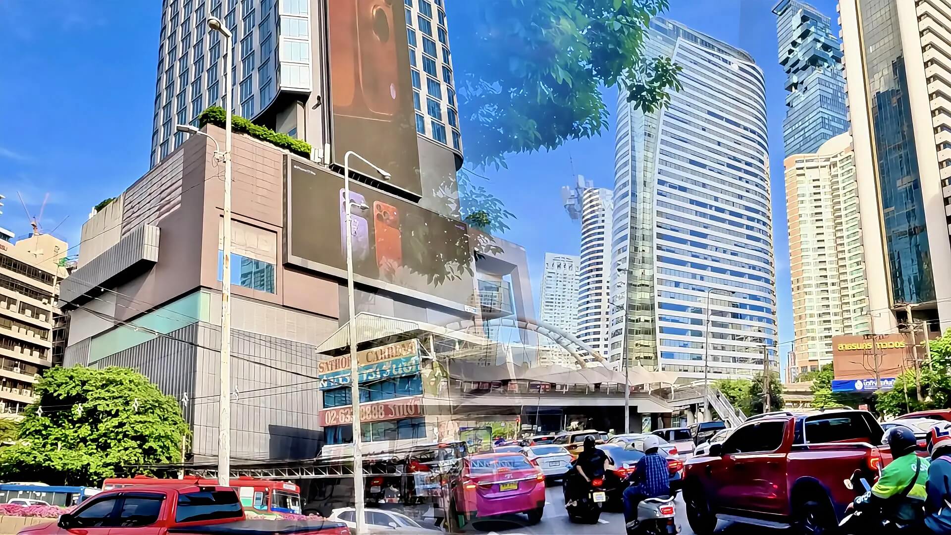 Lumphini MRT to Chong Nonsi Skywalk Cycling Route